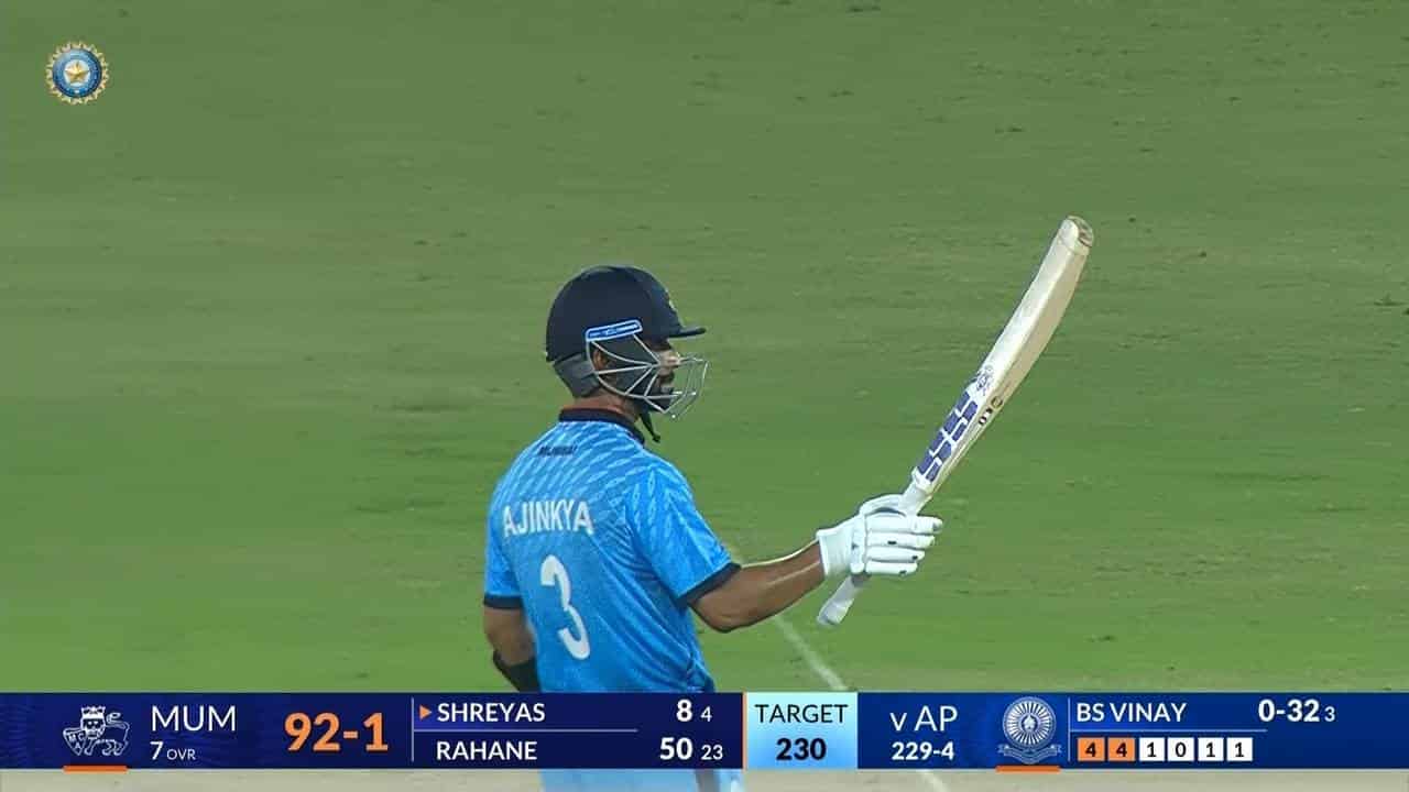 SMAT 2024, Andhra vs Mumbai: In-form Ajinkya Rahane leads Mumbai's ...