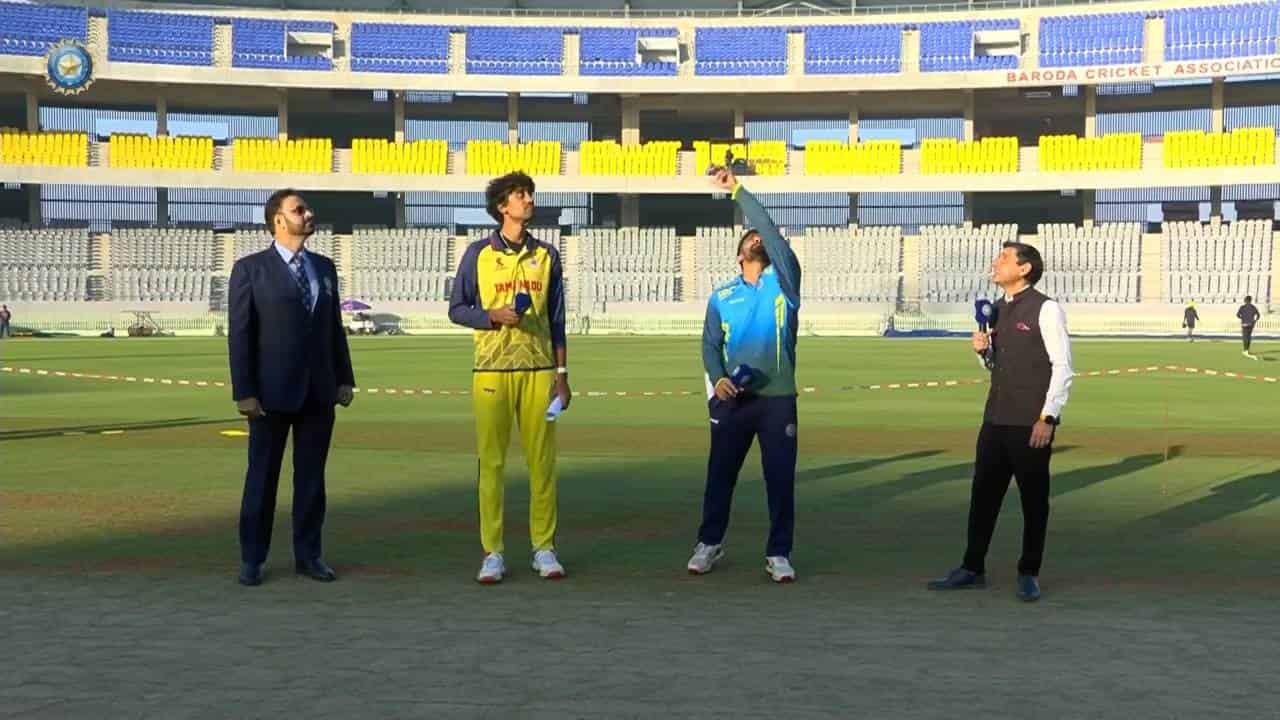 Vijay Hazare Trophy 2025 PQF2, Rajasthan vs Tamil Nadu: Toss | BCCI.tv