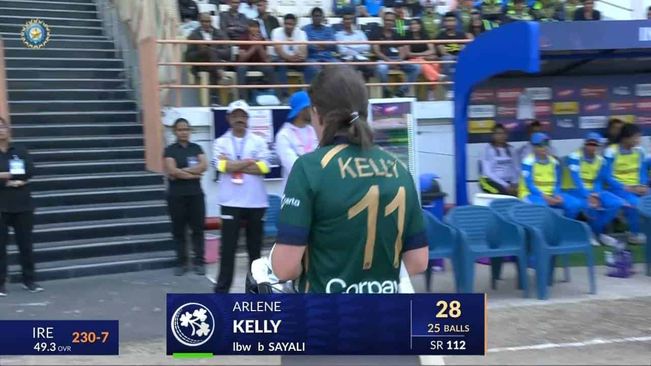 IND-W vs IRE-W 2025, 1st ODI: Arlene Kelly Wicket | BCCI.tv
