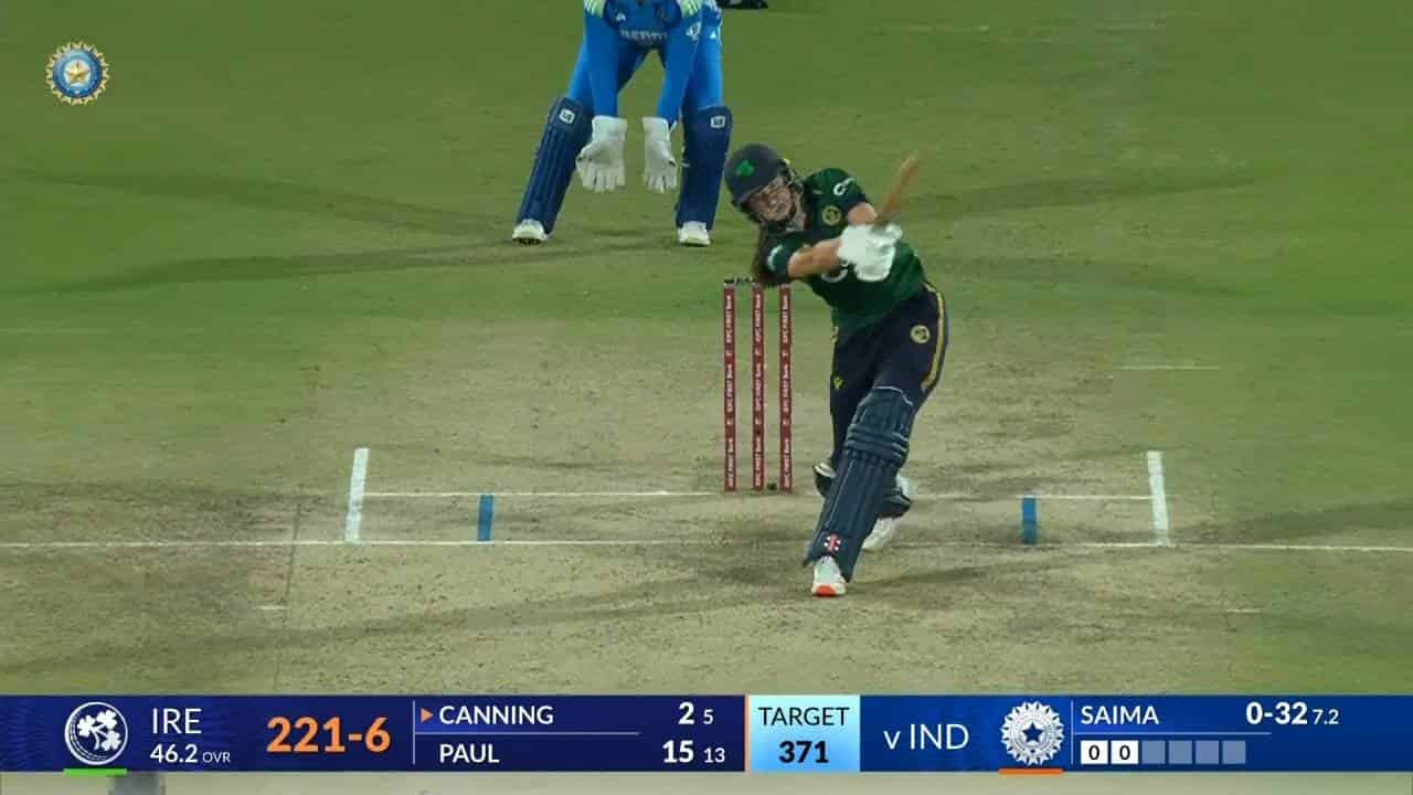 IND-W vs IRE-W 2025, 2nd ODI: Ava Canning Six | BCCI.tv