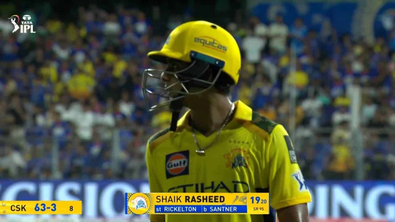 IPL 2025 | Chennai Super Kings | Shaik Rasheed Profile