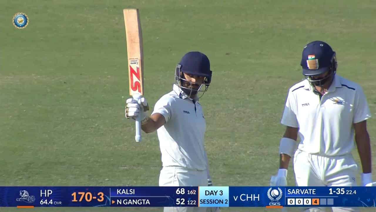 Ranji Trophy 2025-26, Himachal Pradesh vs Chhattisgarh: Nikhil Gangta's ...