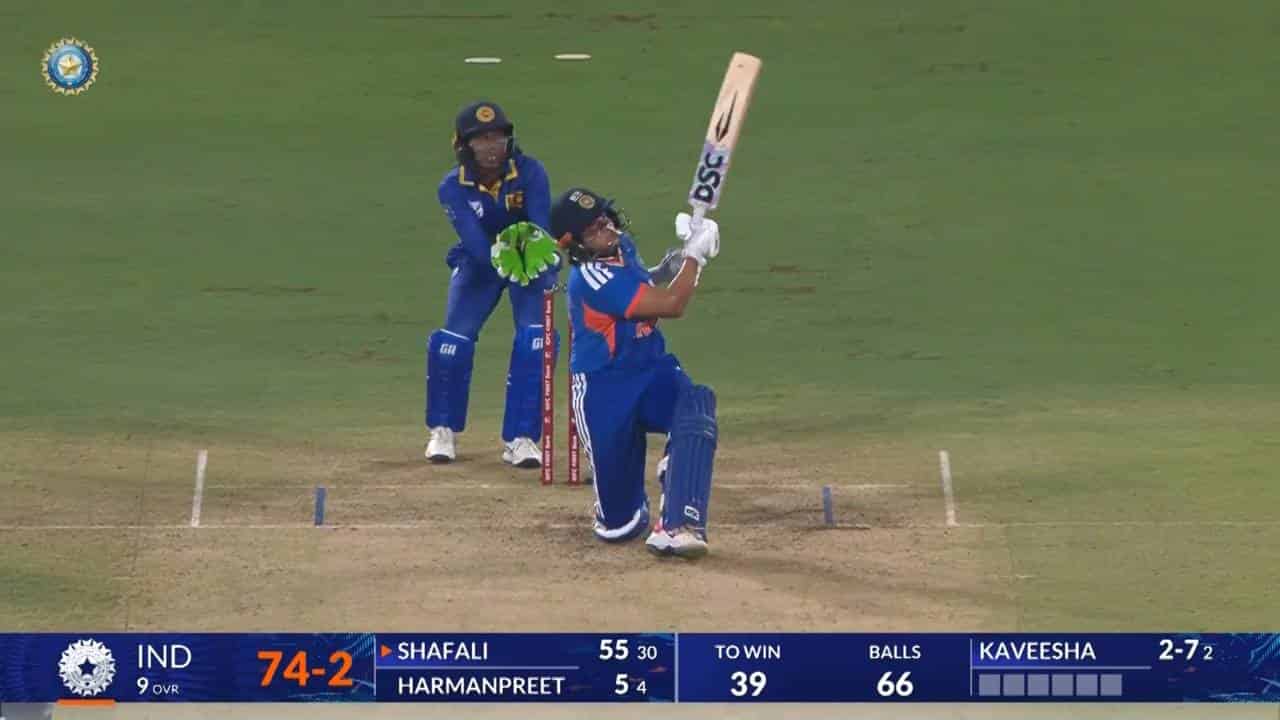 4,4,6,4: Shafali takes the attack to Nimasha | BCCI.tv